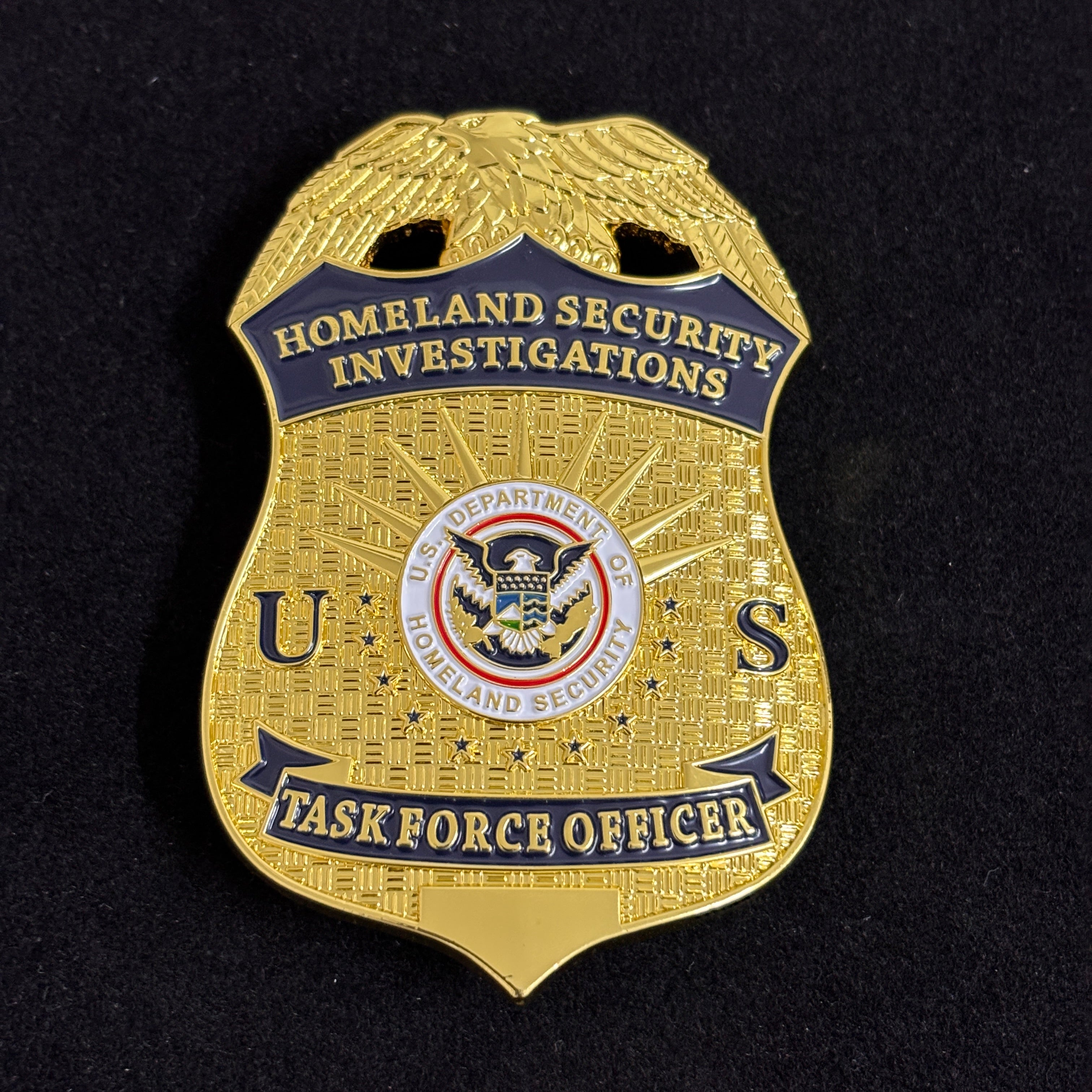 US HSI TFO Task Force Officer Badge Homeland Security Investigations R ...