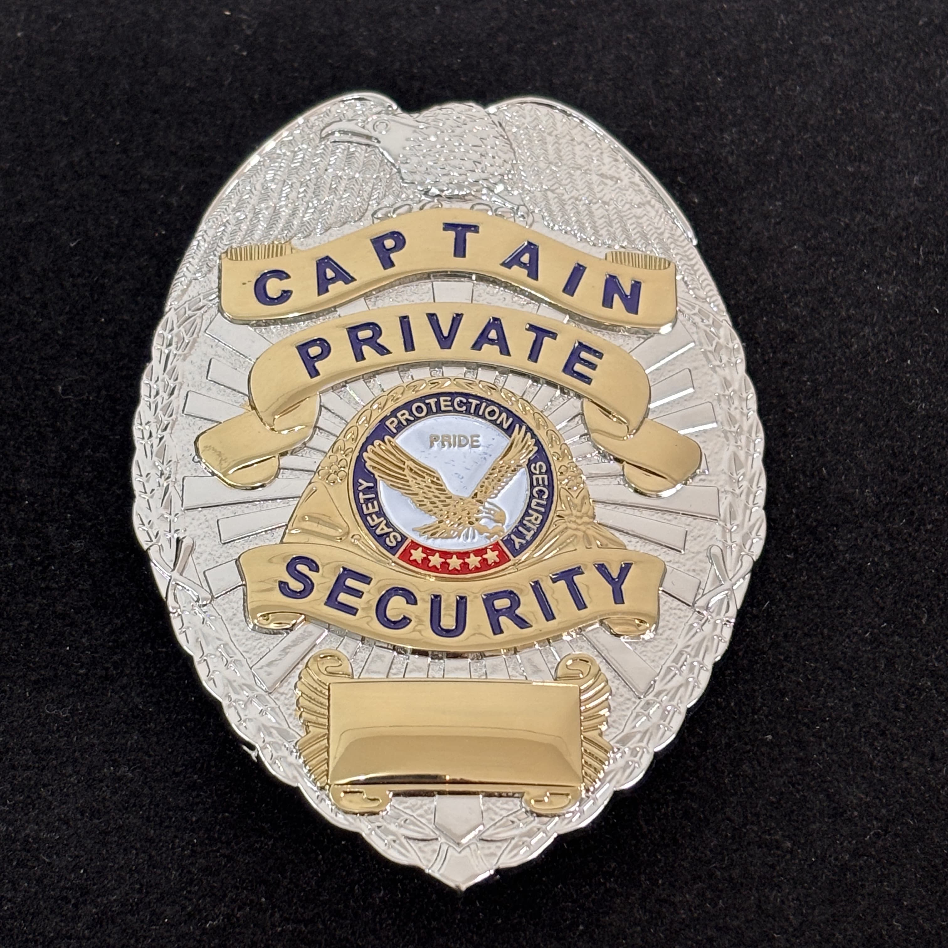 Safety Protection Security Captain Private Security Badge Replica Movi ...