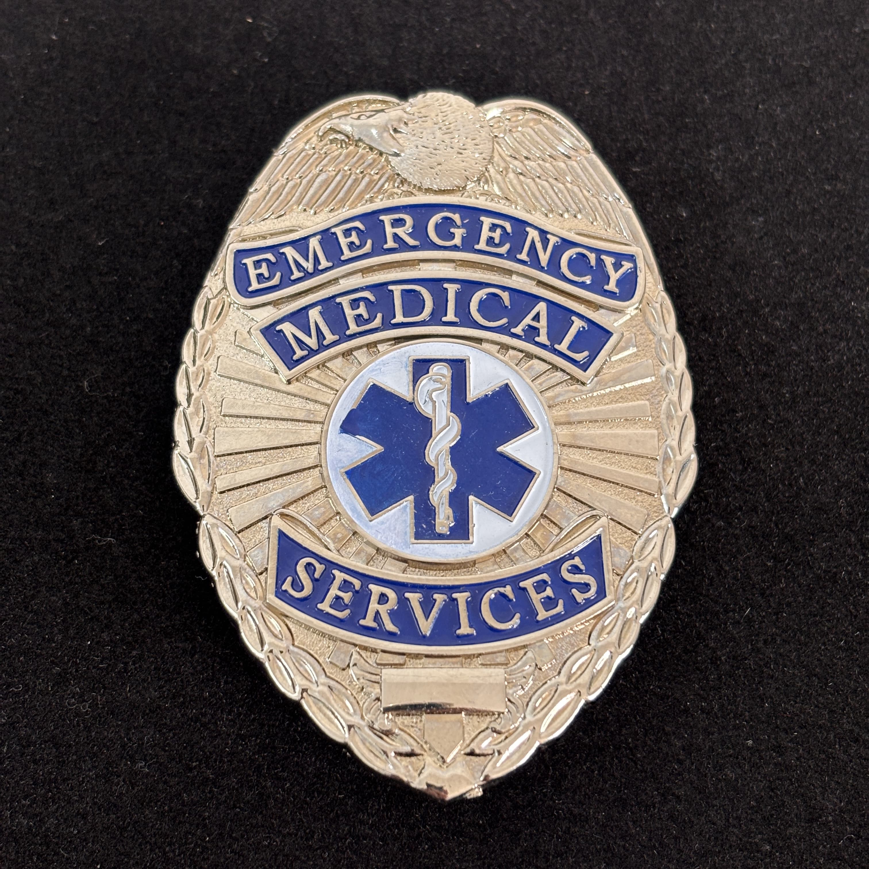 Emergency Medical Services Badge Replica Movie Props Customizable numb ...