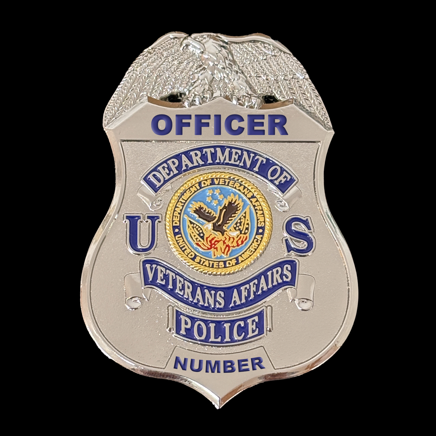 US Department Of Veterans Affair Police Officer Badge Replica Movie Pr ...