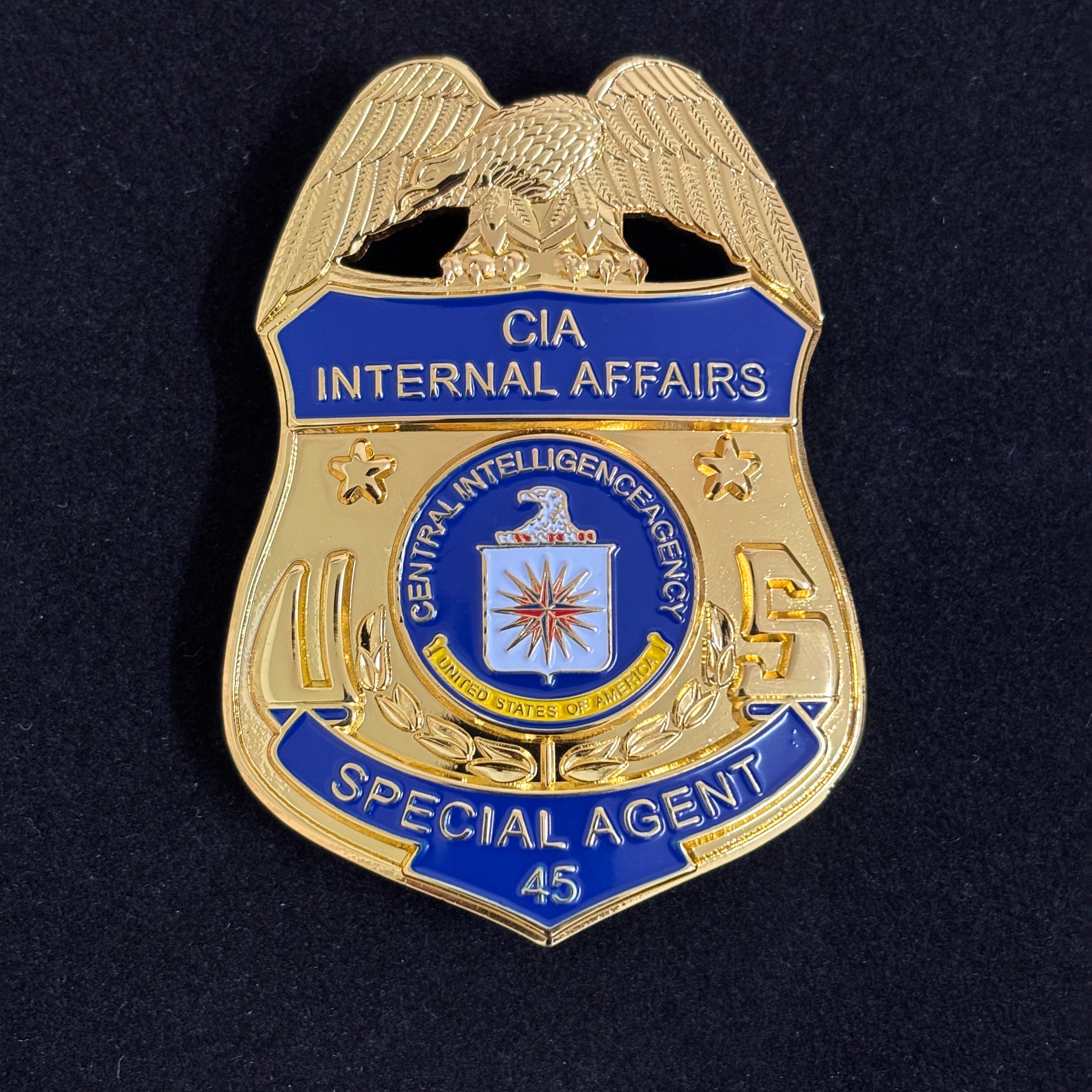 US CIA Internal Affairs Special Agent Badge Replica Movie Props 45 ...