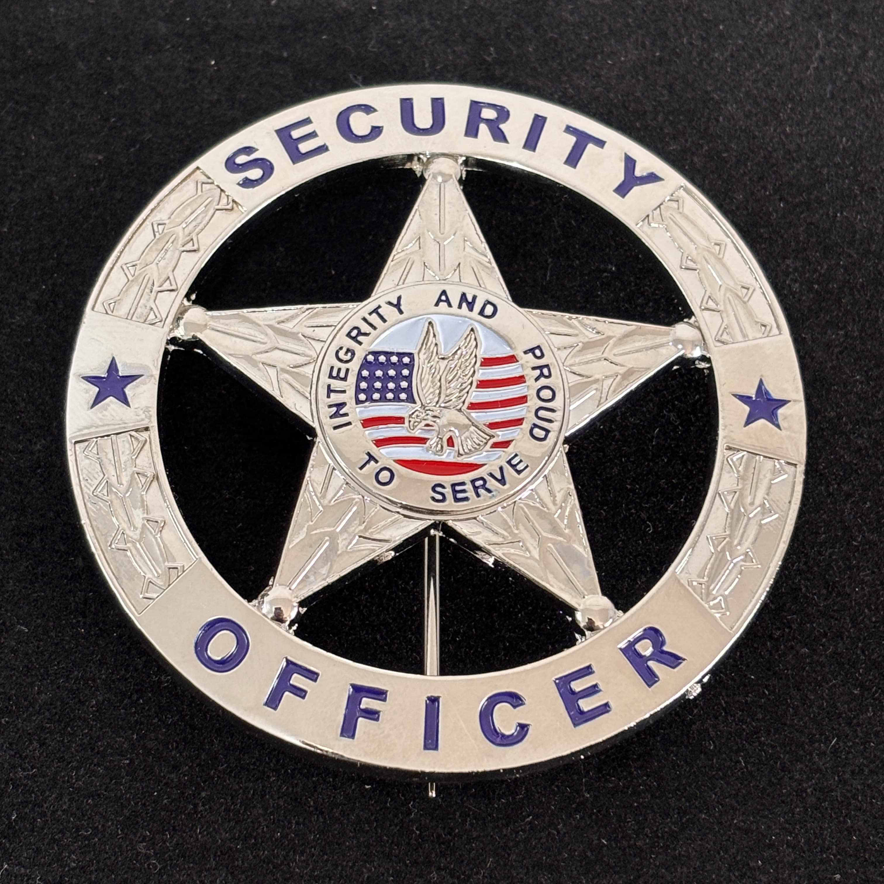 Integrity And Proud To Serve Security Officer Badge Replica Movie Prop ...