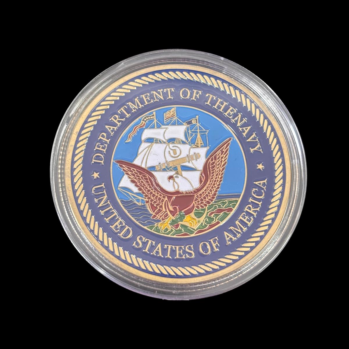 U.S. DEPT. OF THE NAVY Challenge Coin 1 – Badgedepots