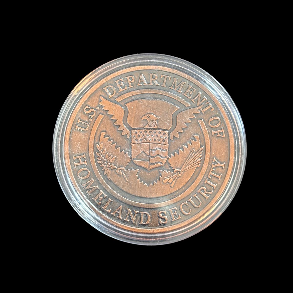 U.S. DEPT. OF HOMELAND SECURITY CBP BORDER PATROL Challenge Coin ...