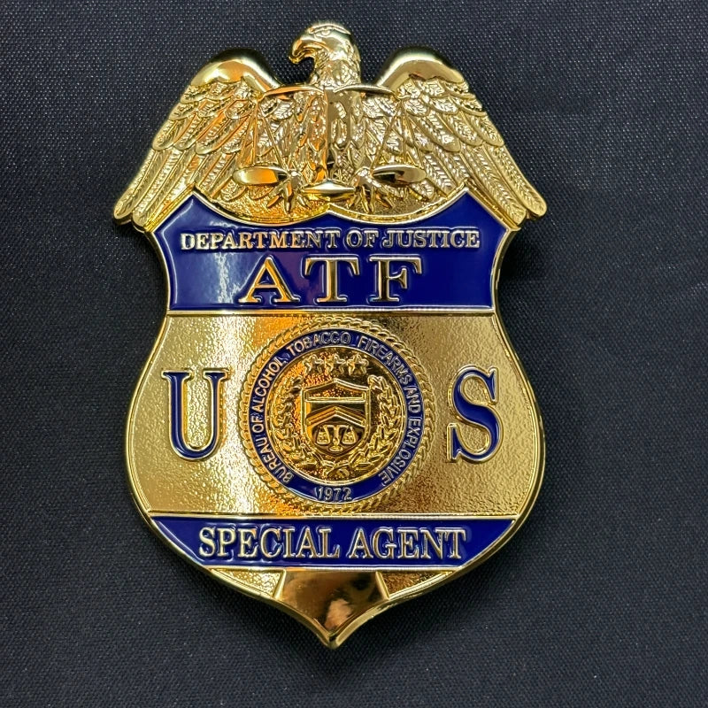 US ATF Special Agent Badge Replica Movie Props – Badgedepots