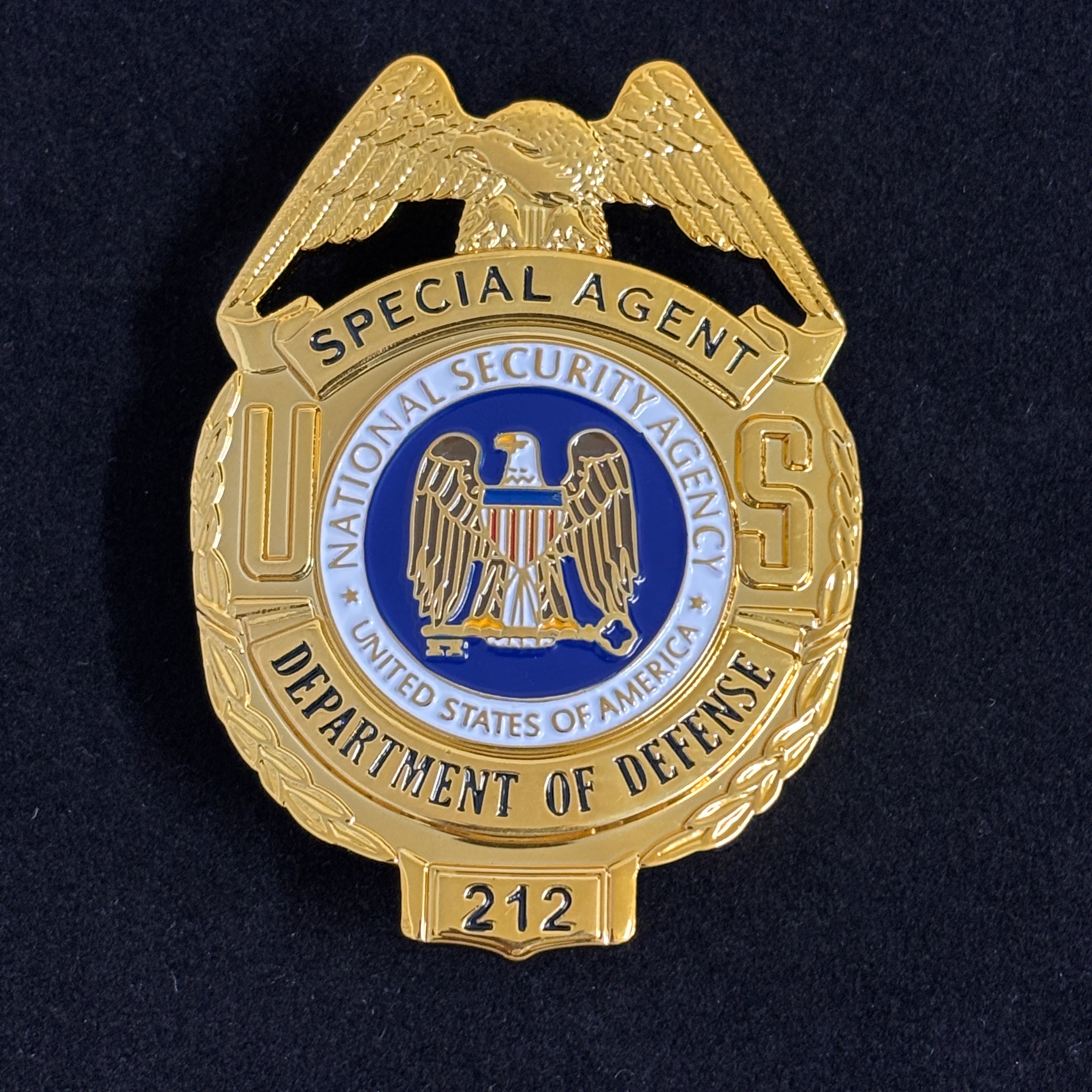 US DOD Department Of Defense Special Agent Badge Replica Movie Props 2 ...